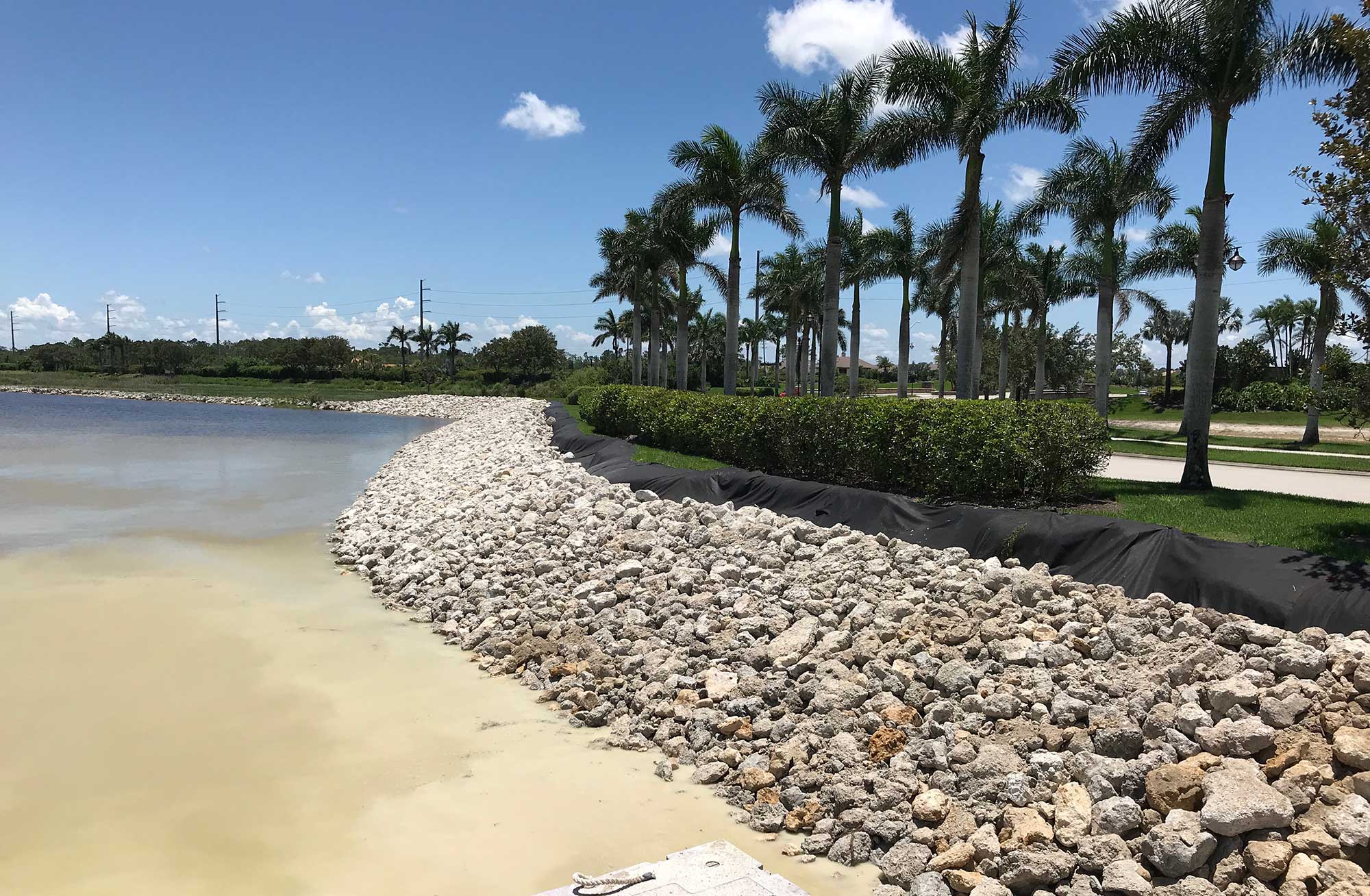 Rip Rap Stabilization in South Florida, FL | B&Z Construction